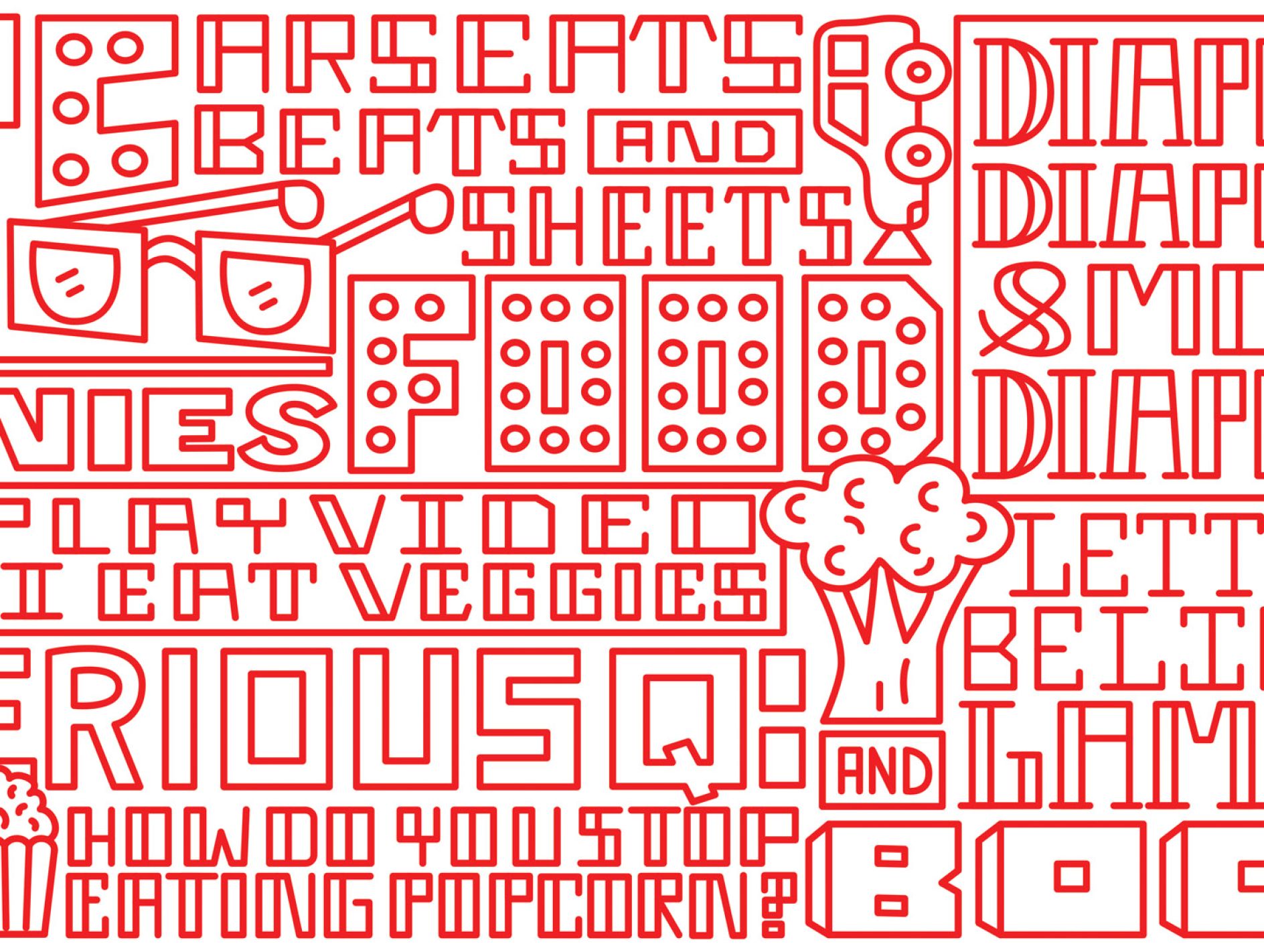 Timothy Goodman's new playful hand-painted typographic murals ...