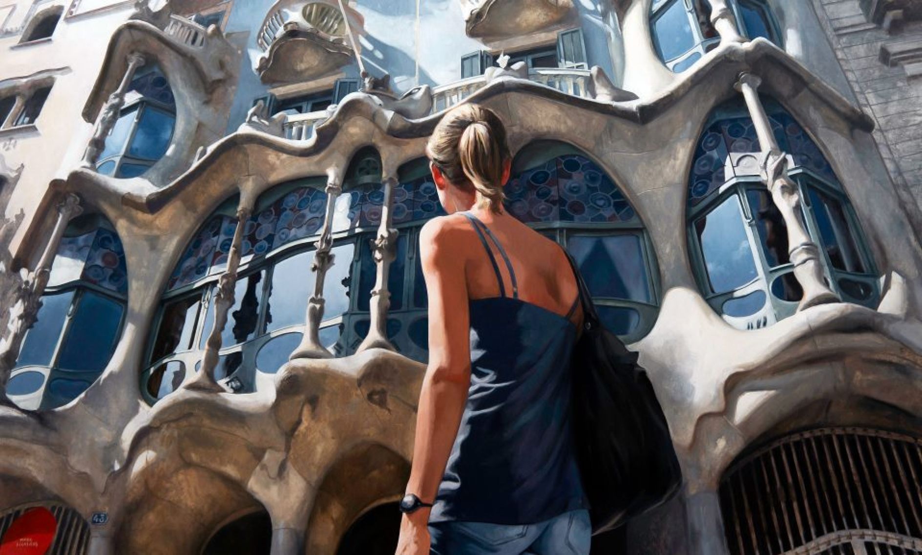 Hyperrealistic paintings of Spanish street scenes by artist Marc ...