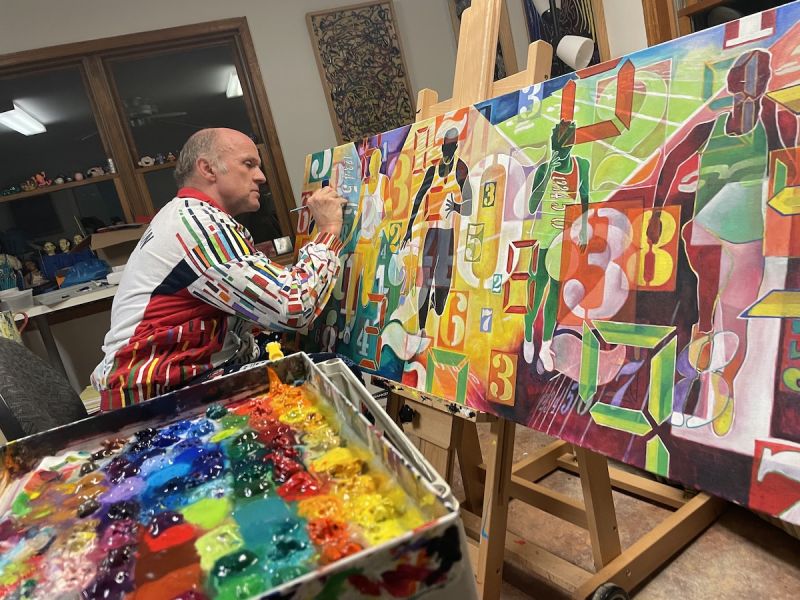 Olympic athletes showcase their artistic endeavours at the Tokyo 2020 ...