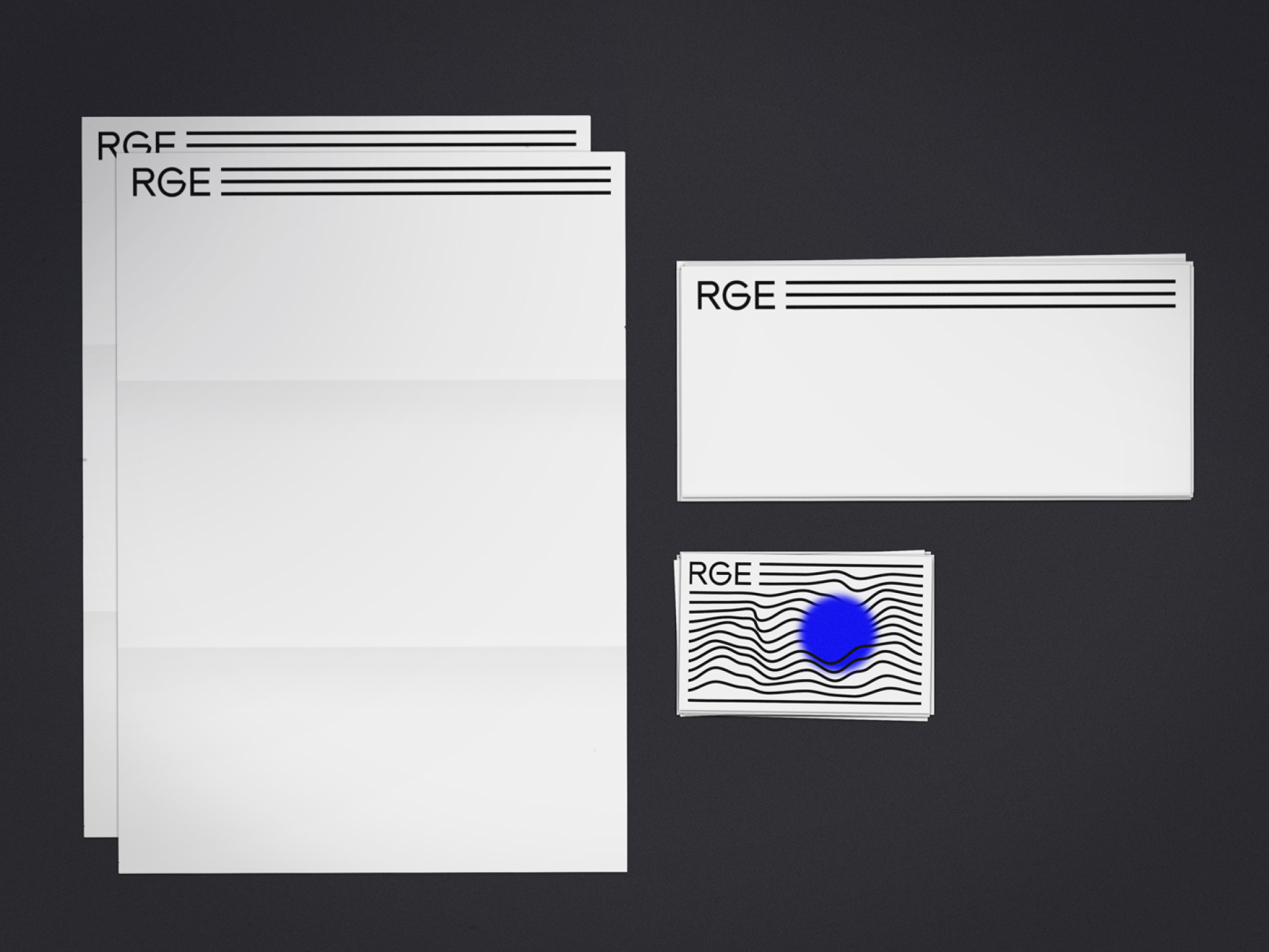 Munich-based agency Moby Digg's bold yet pared back corporate identity ...