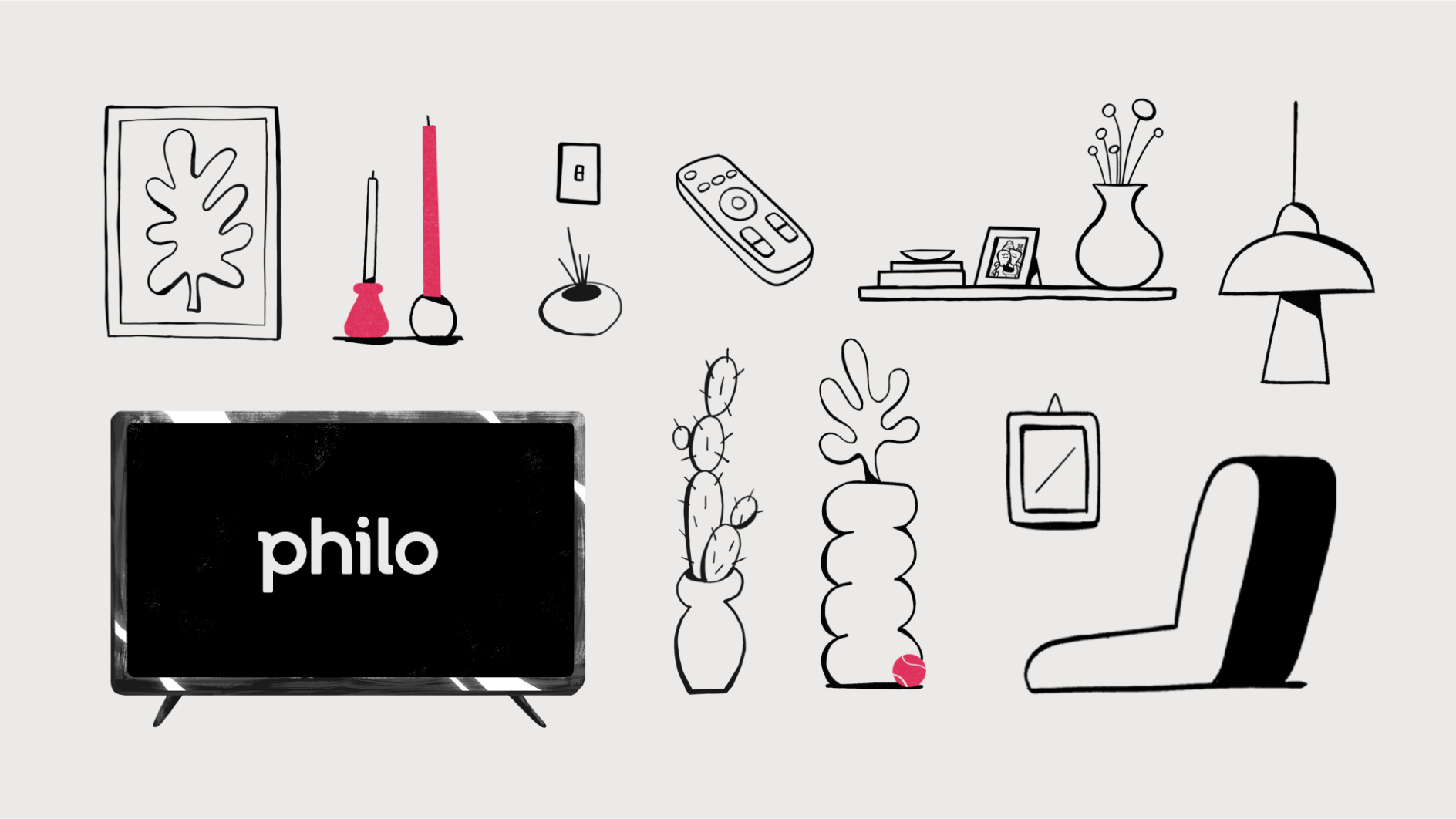 Expressive new visual identity helps TV app Philo stand out against its ...