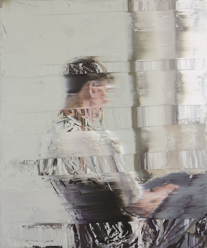 Human Perspectives: Andy Denzler's glitched paintings of people in ...