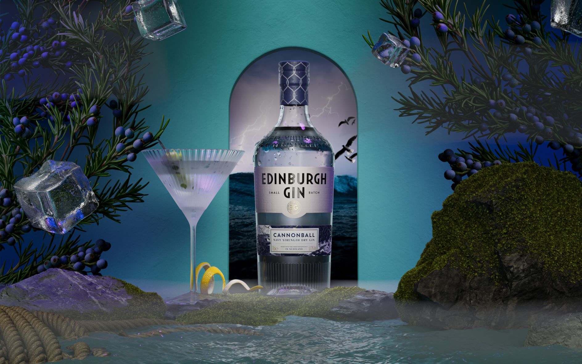D8 develops new brand world for Edinburgh Gin | Creative Boom