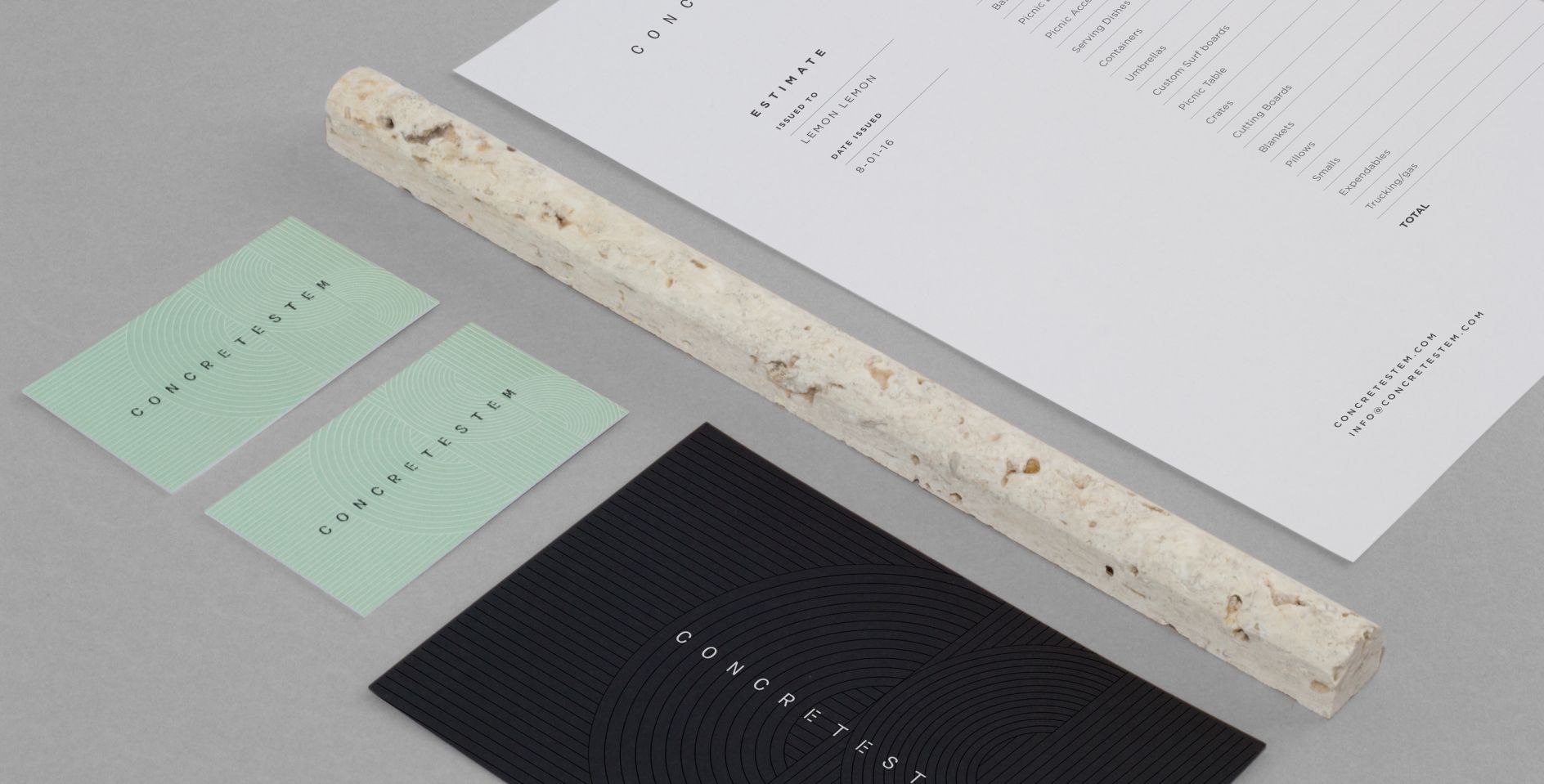 Retro-inspired colour palette and clean, modern logo for brand identity ...