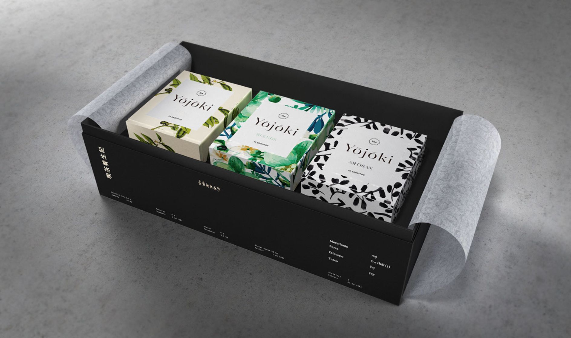 Beautiful identity for Japanese tea brand Yojoki Tea | Creative Boom