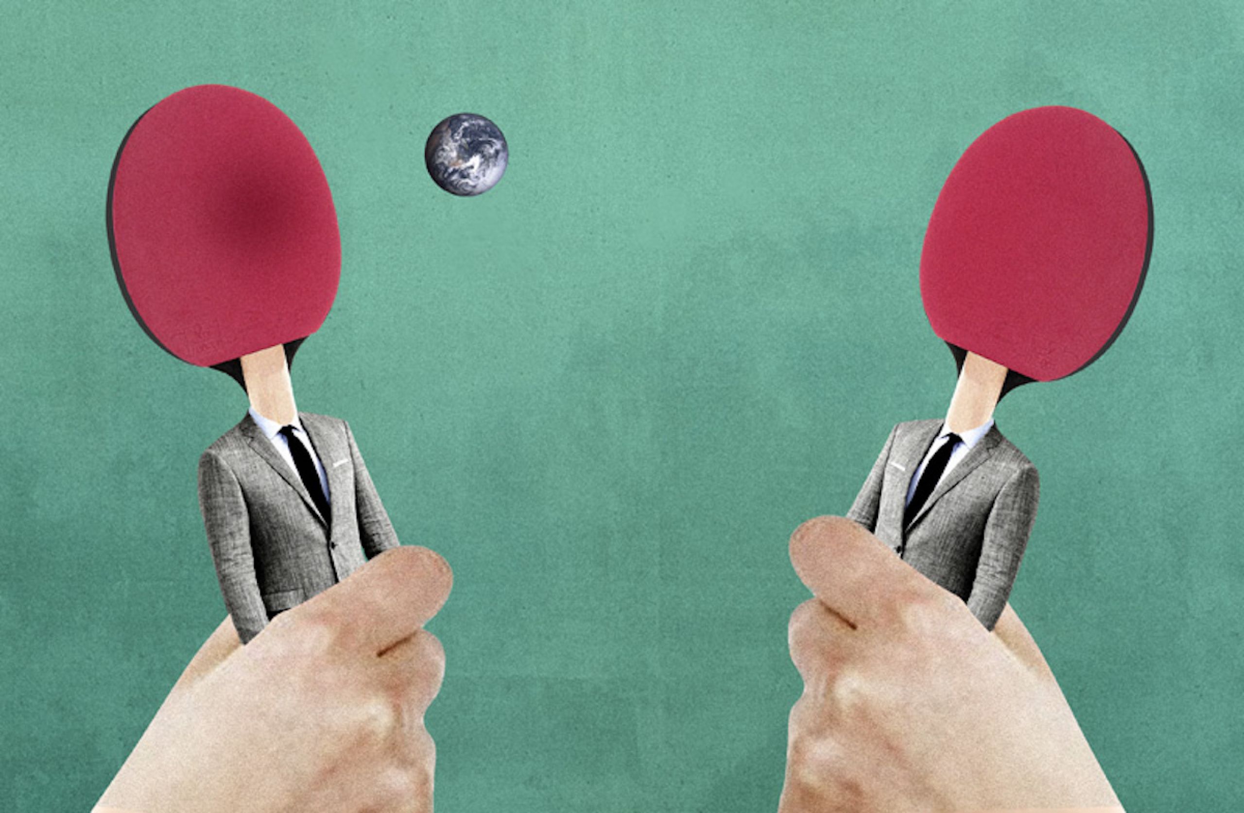 Strange and surreal illustrations combine collage with a hint of Dali ...