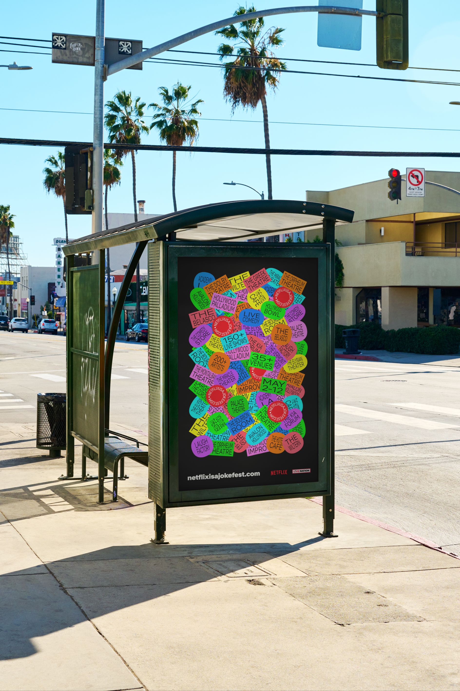 Mother Design's identity for Netflix Comedy festival is uniquely ...