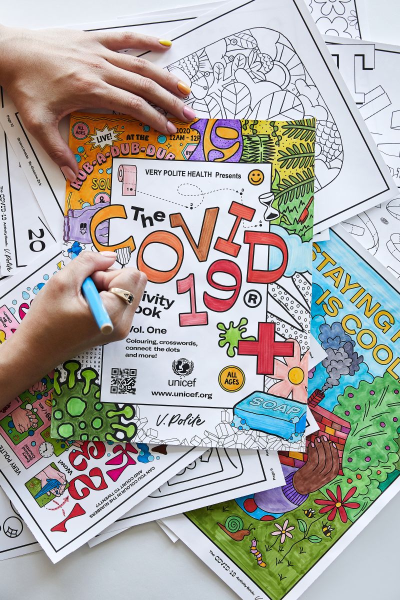 Artists and designers unite globally to create 'colouring posters' and ...
