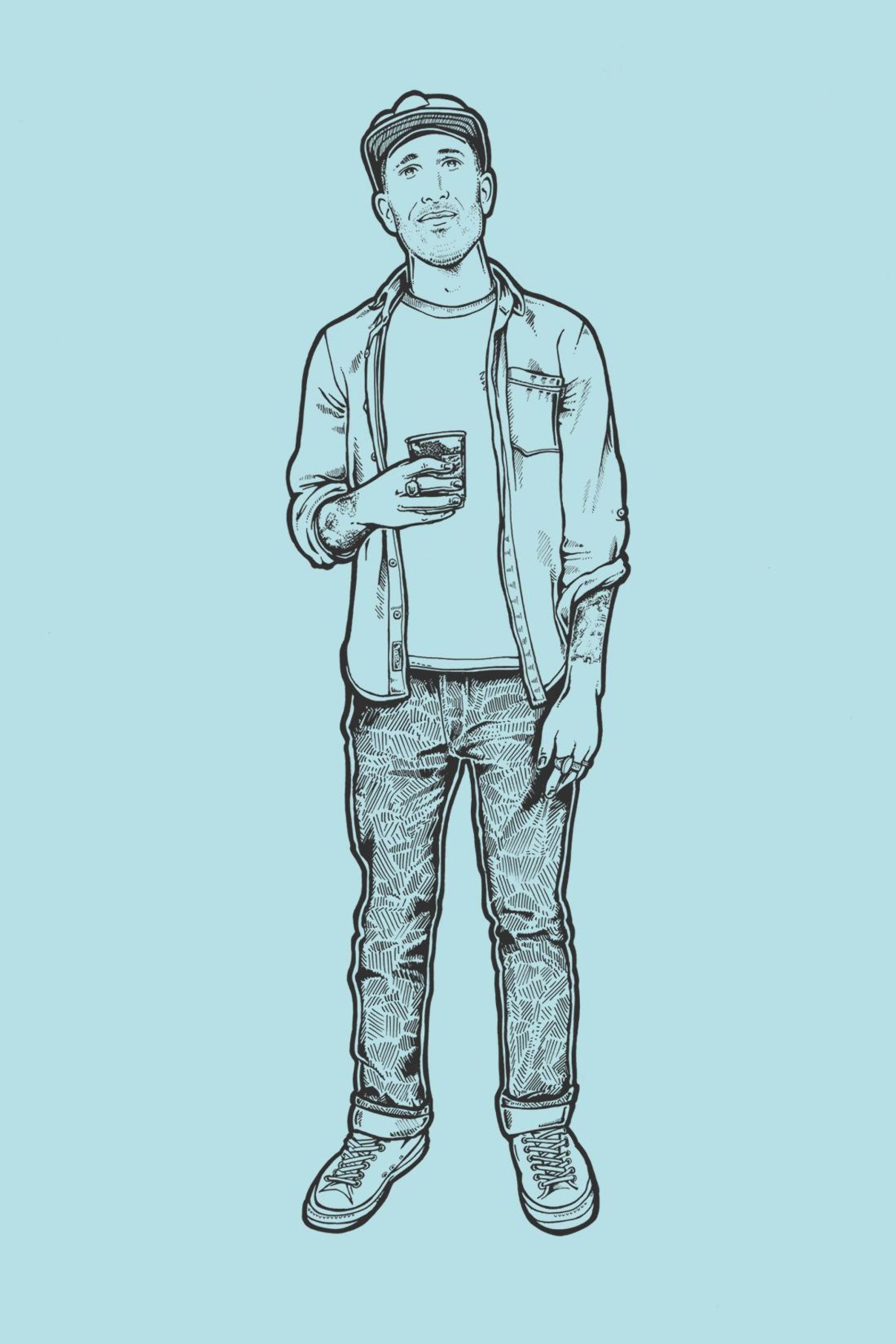 Founders & Workers: Adam Pointer's drawings of people who have started ...