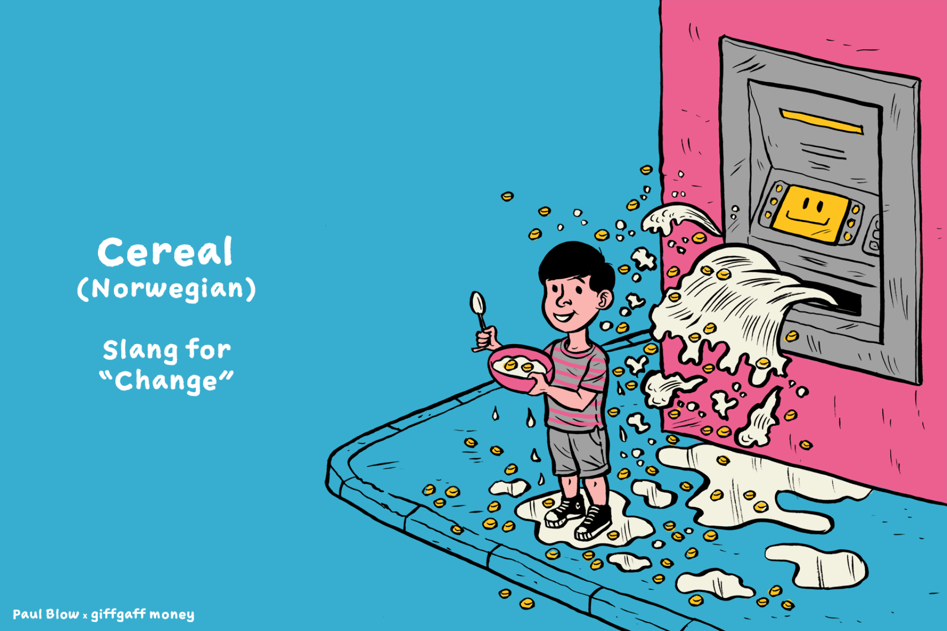 Quirky illustrations visualise slang words used to describe money from ...