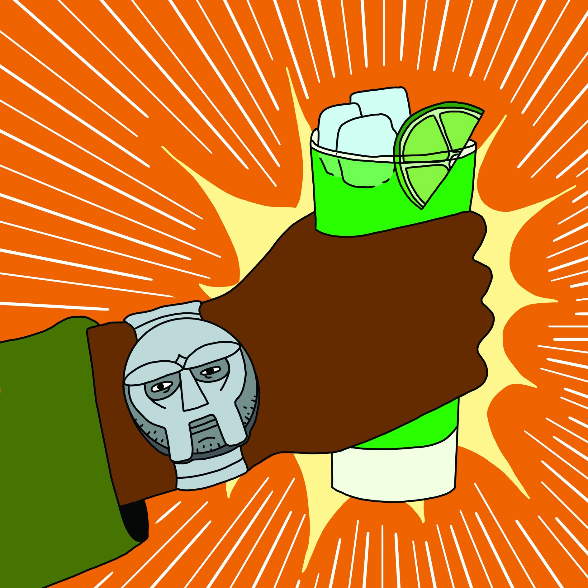 Ben Gore pays tribute to one of his favourite rappers in MF Doom-themed ...