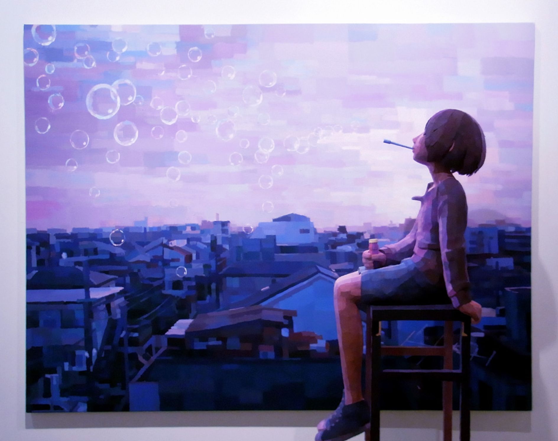Artist Shintaro Ohata blends sculptures and paintings to create 3D ...