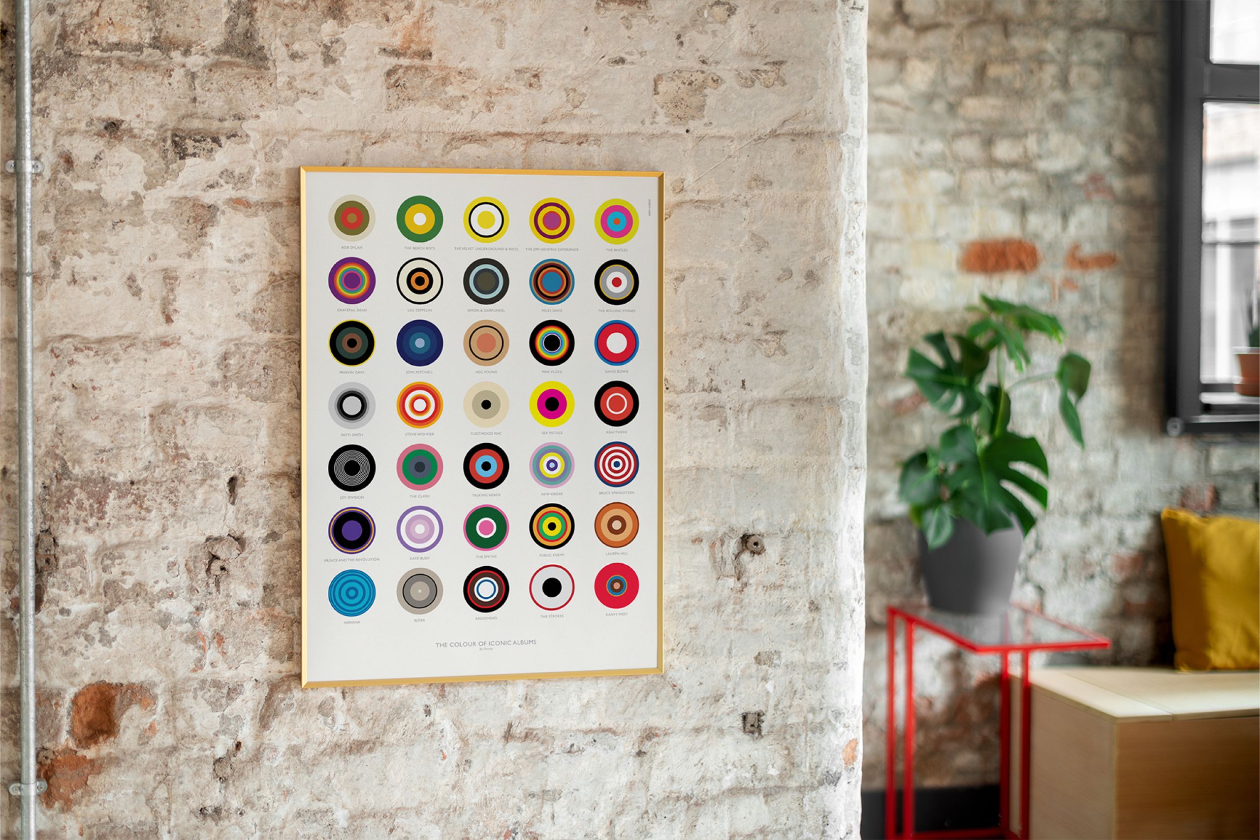 Ever wondered how iconic music albums might look in minimalist form? A ...