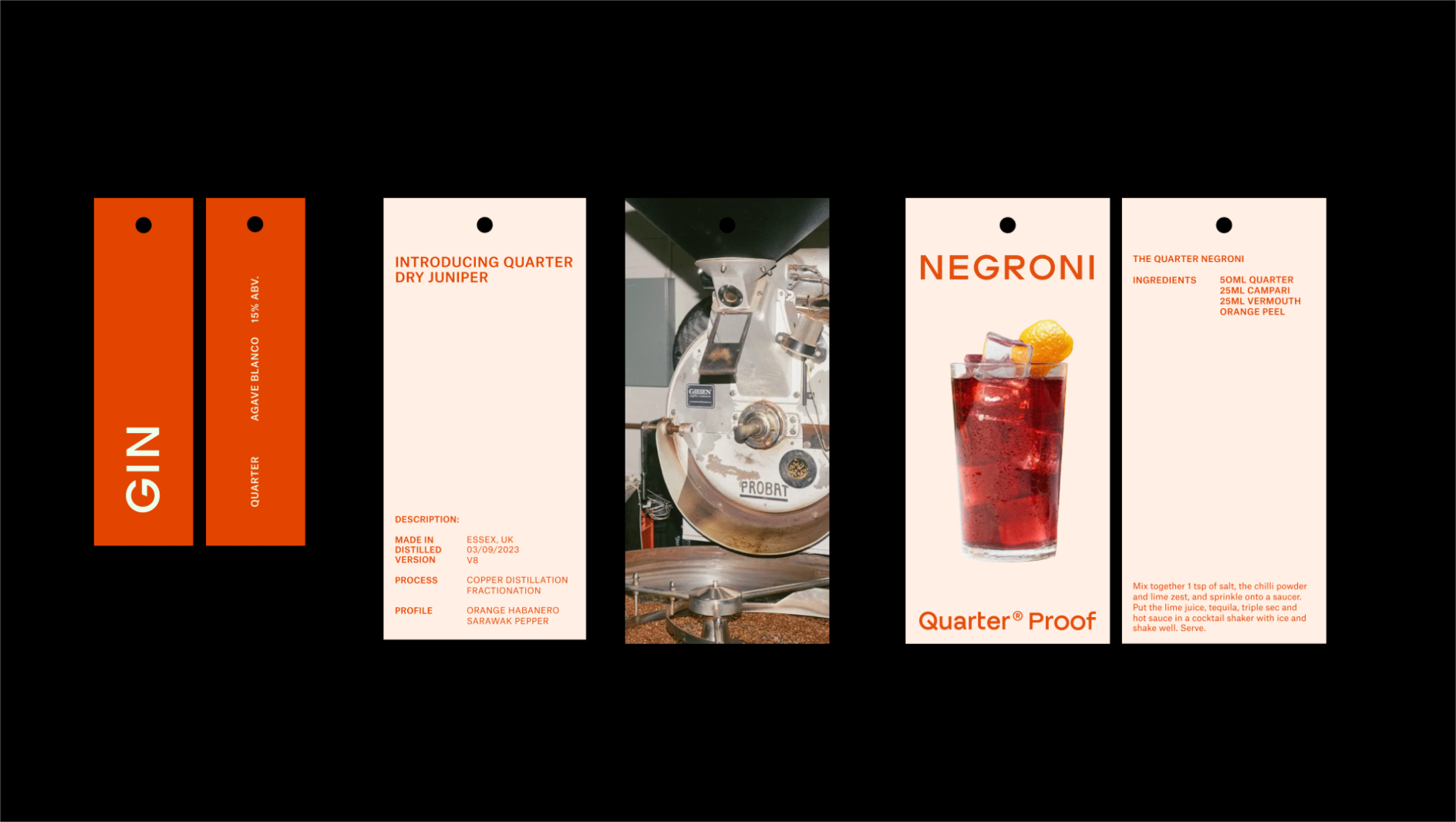 Regular Practice redesigns low-alcohol spirit brand Quarter Proof ...