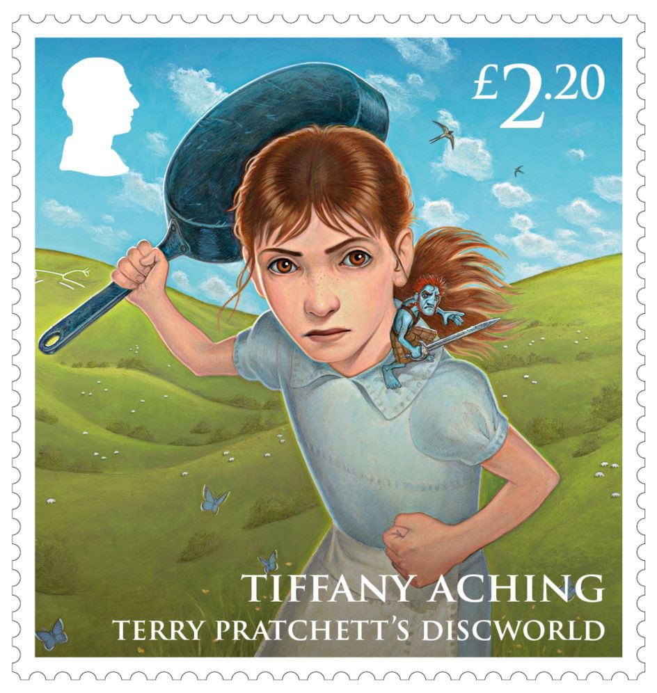 Artist Paul Kidby illustrates eight special stamps to celebrate Terry ...