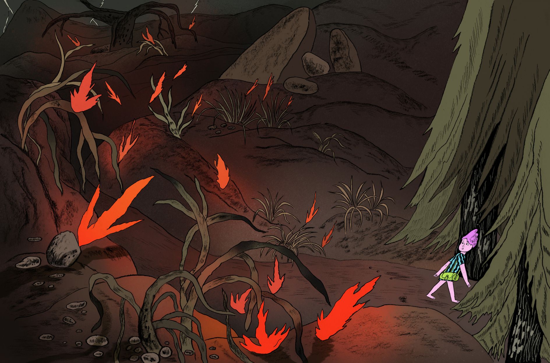 Tea For Three: Illustrator Junjun Chen invites you to look at fear from ...