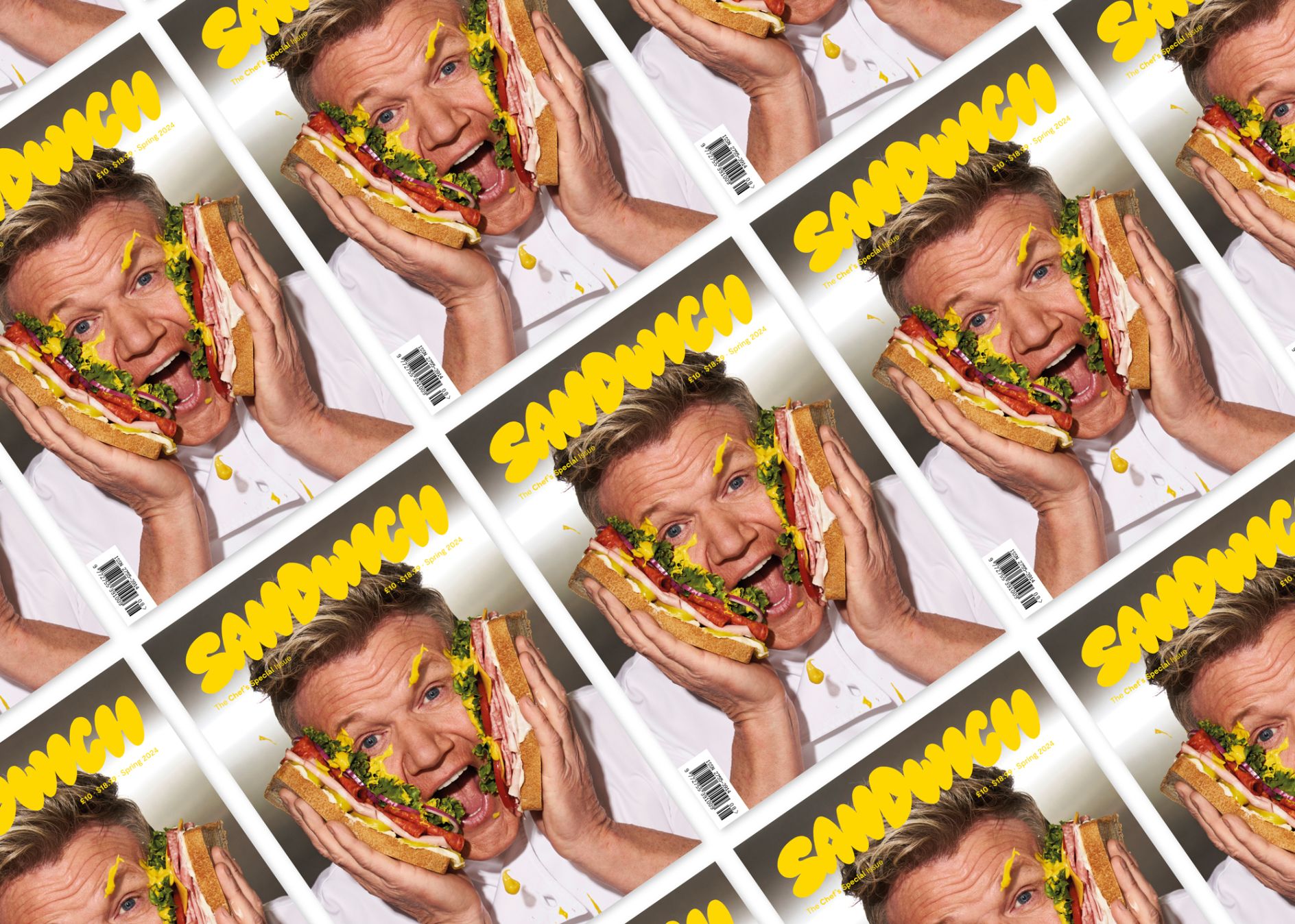 Gordon Ramsay guest edits the Chef’s Special of Sandwich Magazine to ...
