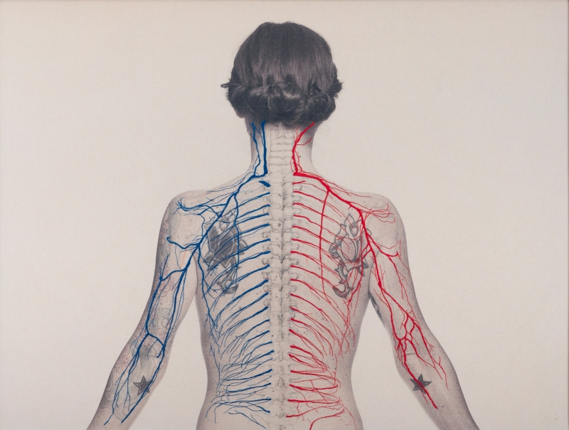 Linen portraits intricately threaded with cotton veins by Juana Gómez ...