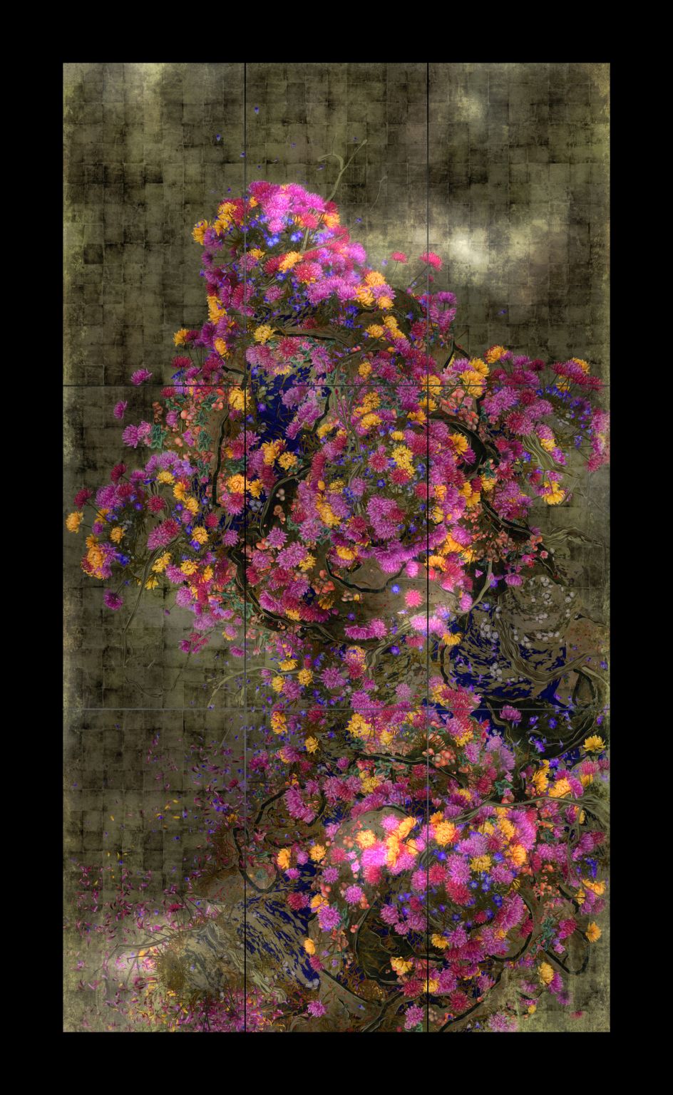 Teamlab’s intricate digital floral patterns grounded in traditional ...