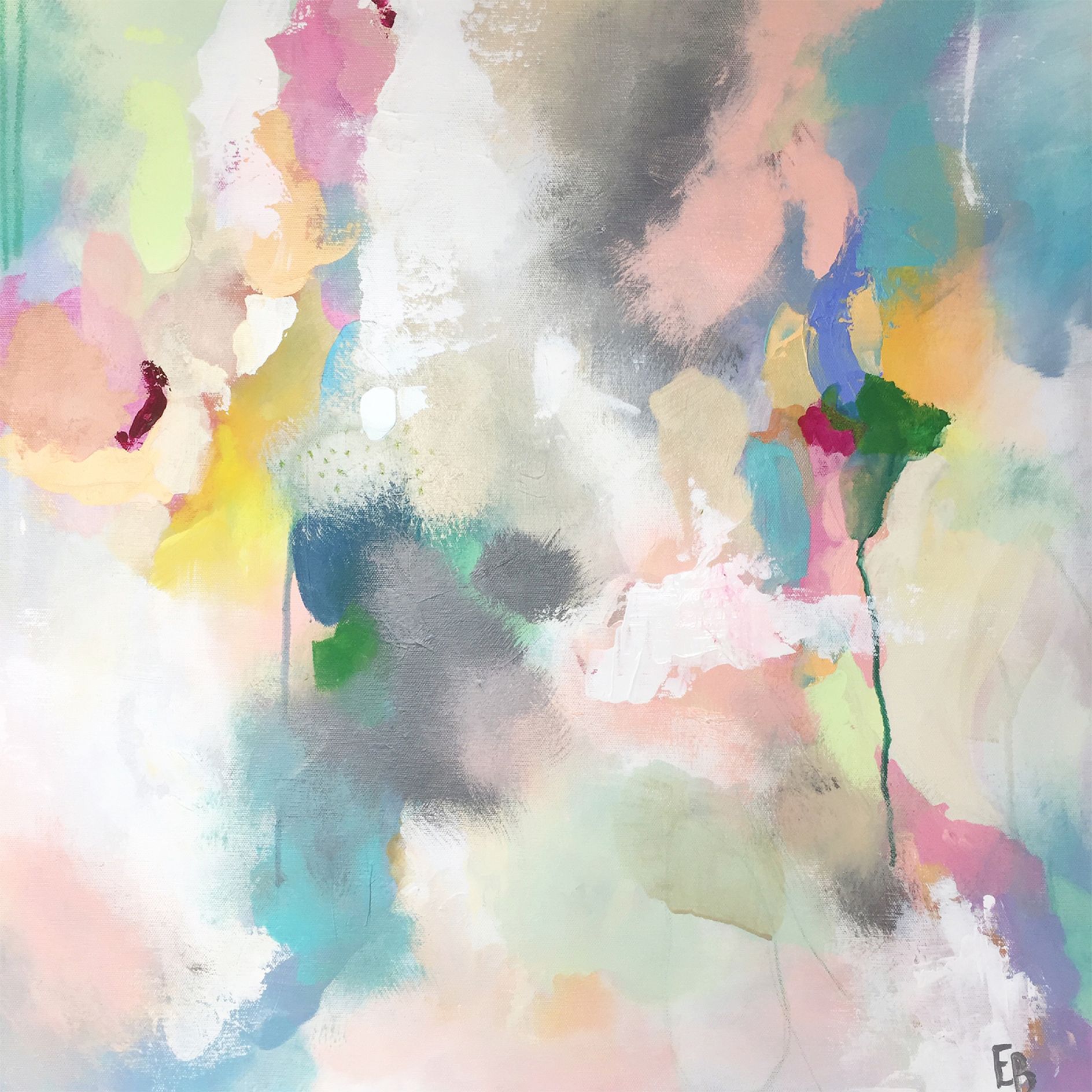 Art that grows backwards: The abstract paintings of Erica Beck ...