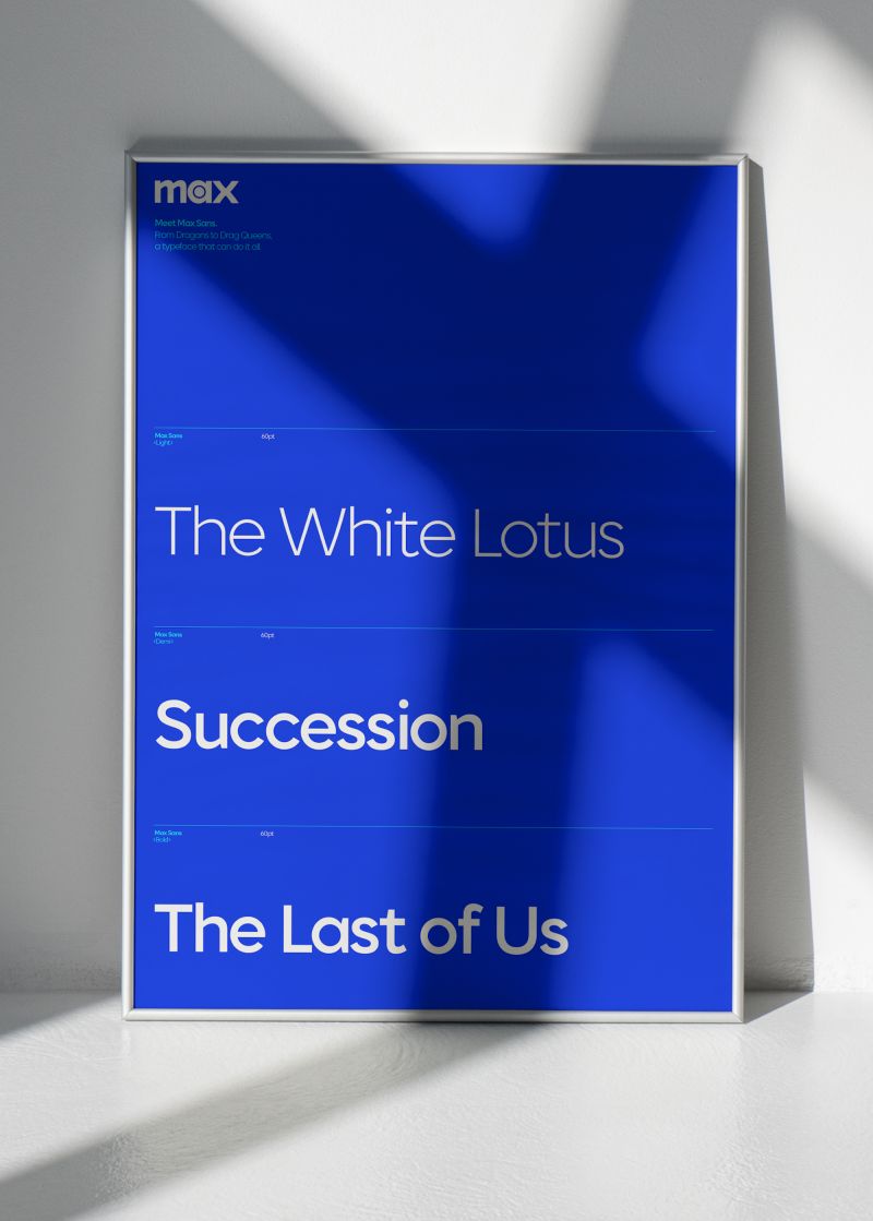 DixonBaxi's new identity for streaming platform Max looks to the future ...