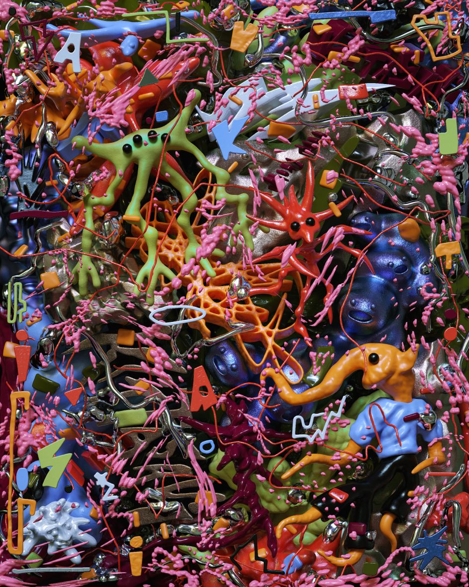 Squiggles, dogs and natural forms: Nikita Savinov reveals the process behind his 3D artworks ...