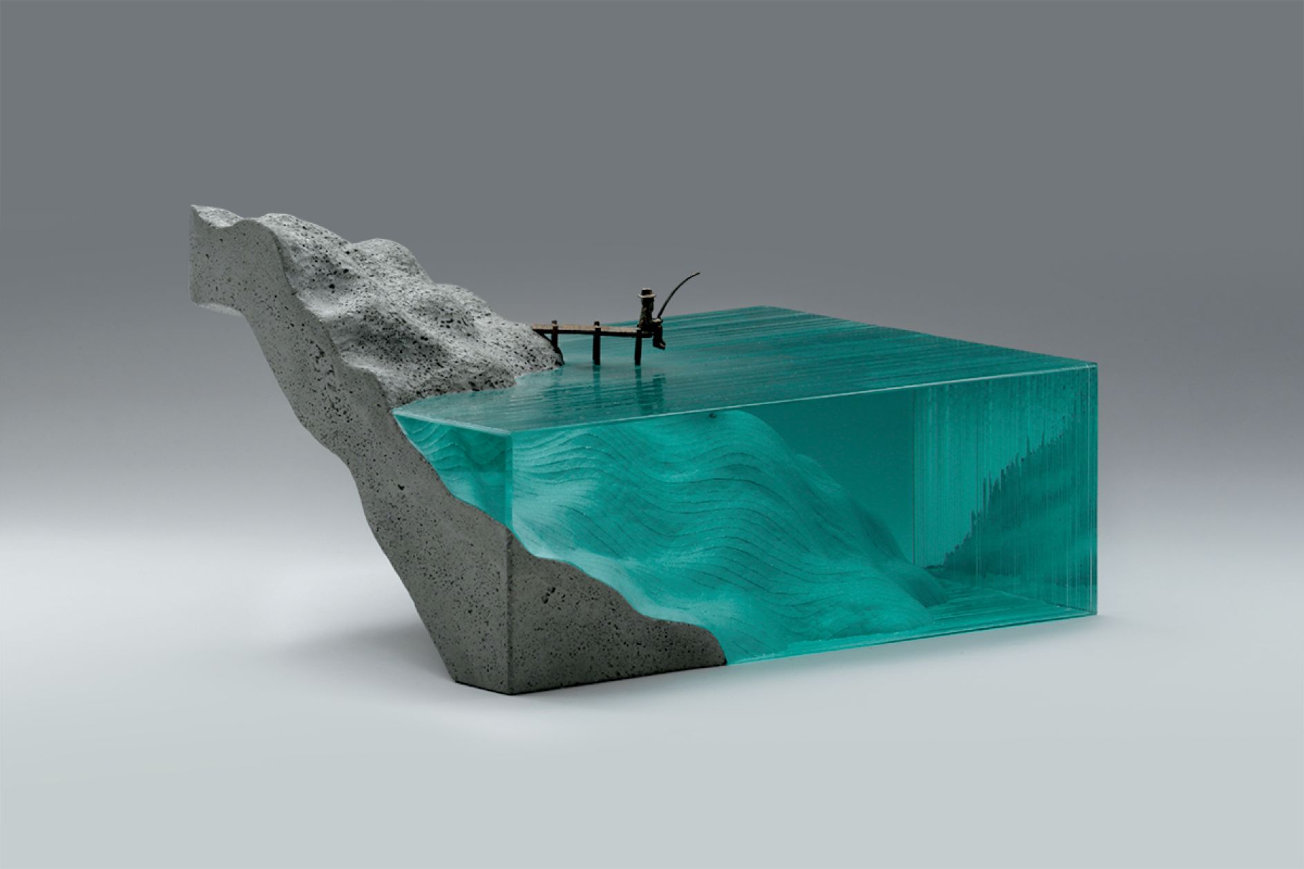 Hand-cut glass sculptures that capture the beauty of the ocean ...