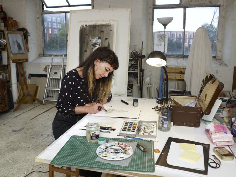 Manchester artist Rachel Goodyear takes us on a tour of her studio at ...