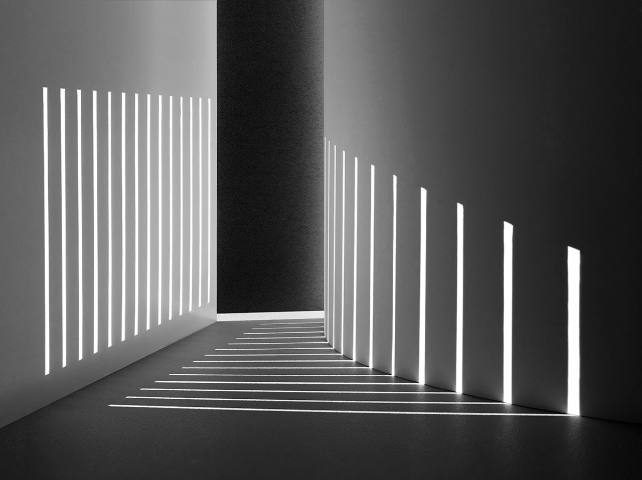 Shadow Spaces: Miniature architecture crafted from paper looks like ...