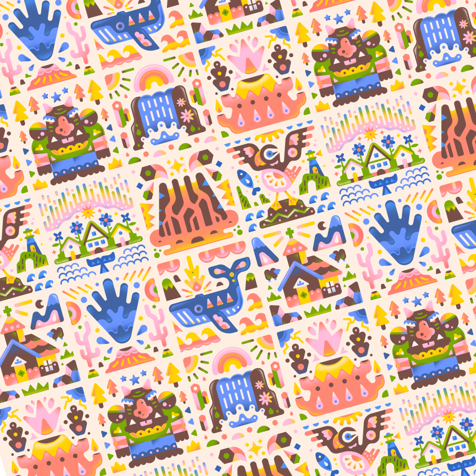 Enisaurus simplifies reality in his satisfyingly geometric artwork and ...