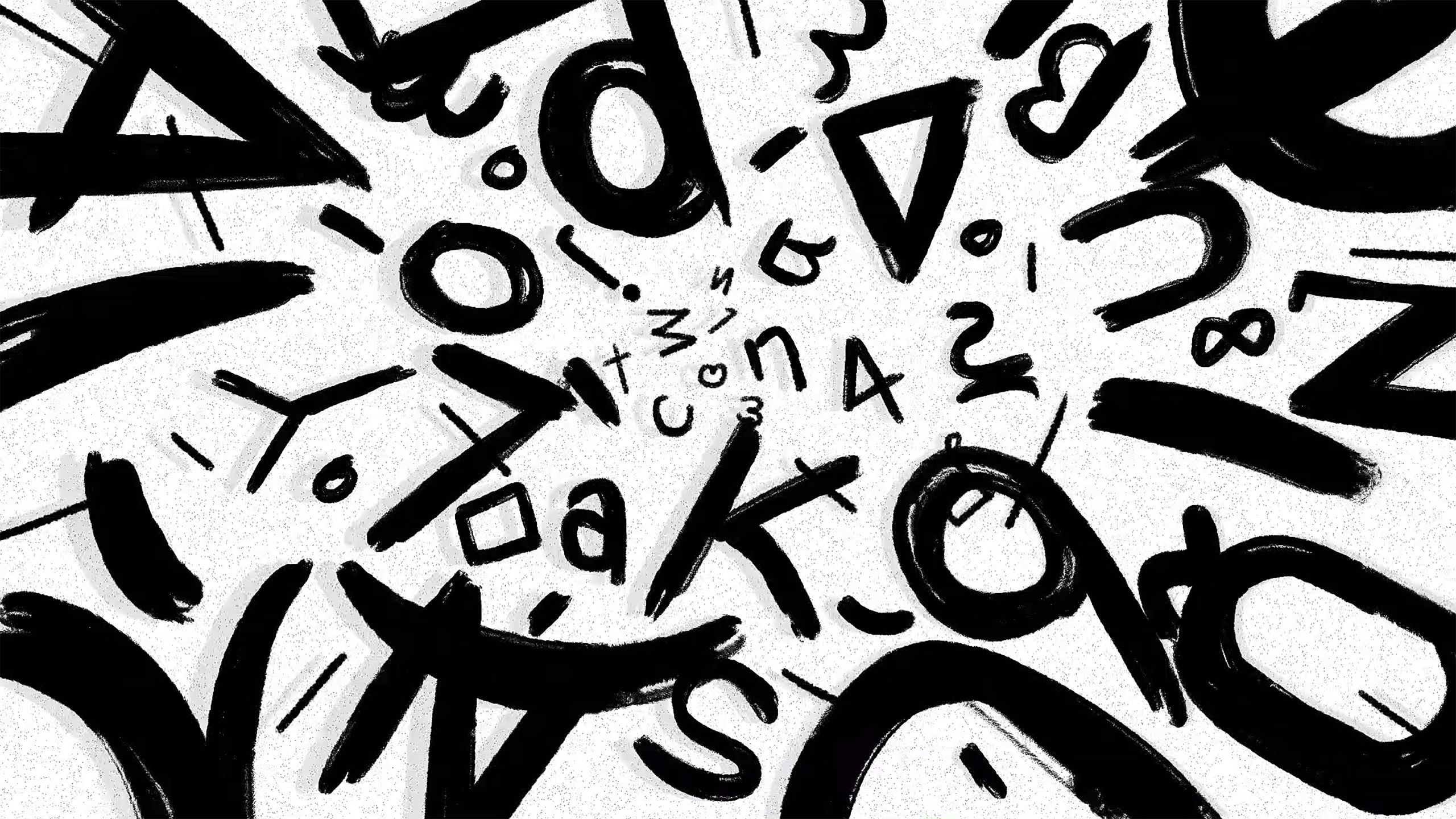 Symbols: Ke Ren's chaotic text animation smashes every language barrier ...