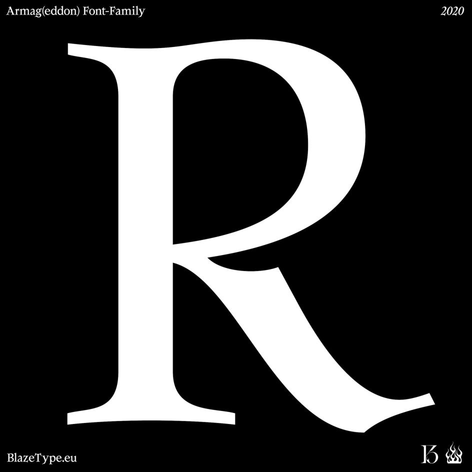 Meet Armag(eddon) – a Blaze Type font inspired by the end of the world ...
