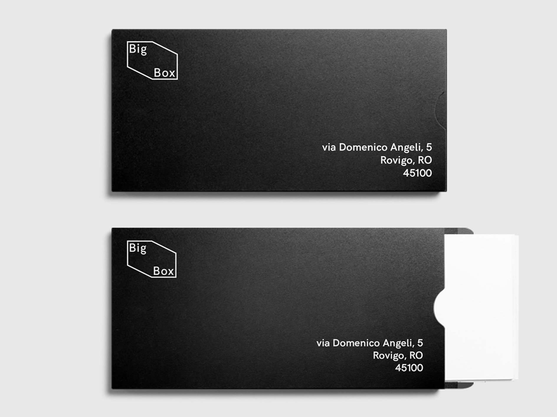 Big Box tries on a clean and minimalist identity for its new clothing ...