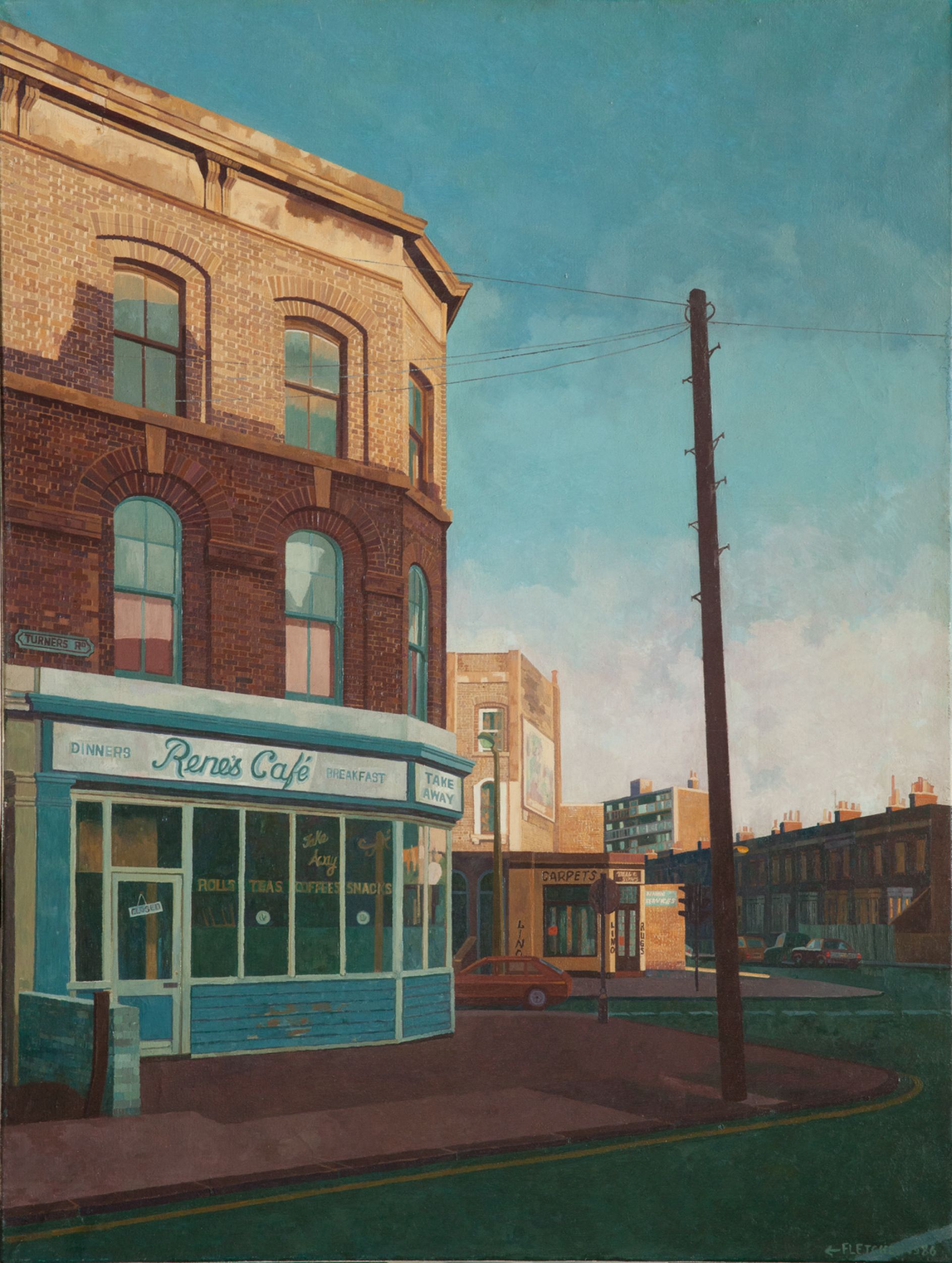 Doreen Fletcher's atmospheric paintings of London's East End reveal ...