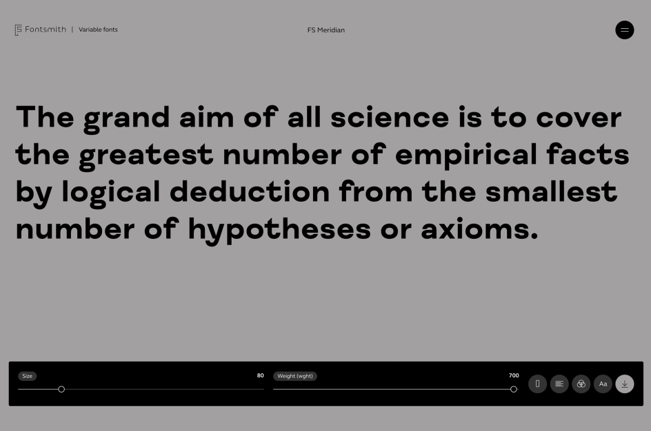 Fontsmith launches nine variable fonts with an interactive microsite ...