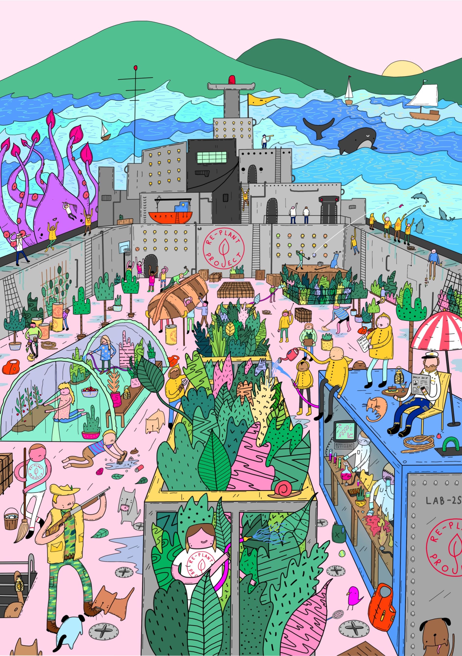 George Goodwin's detailed, quirky illustrations that show a love of ...