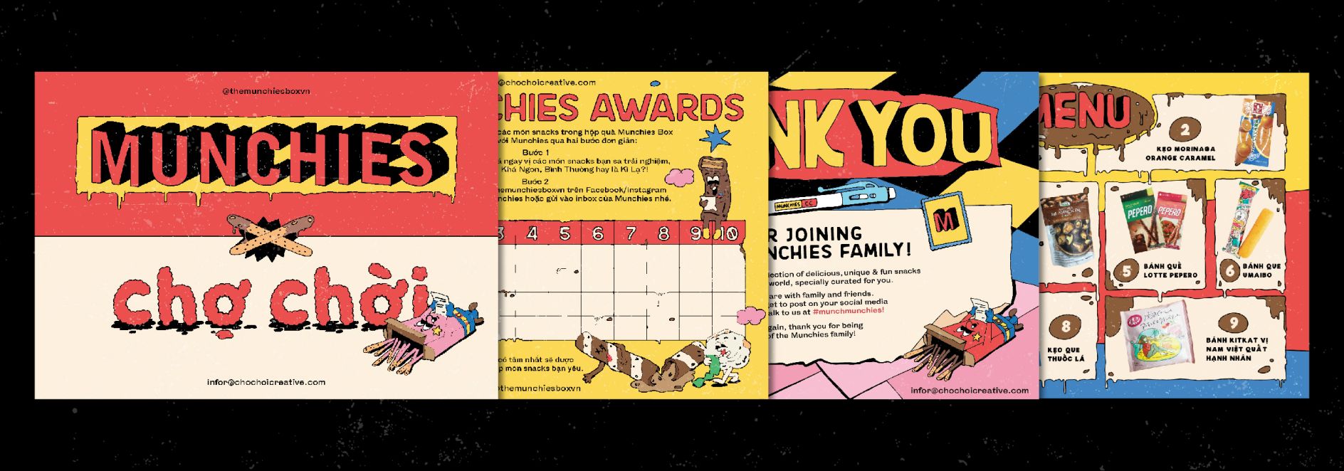 Snack brand Munchies Box turns tasty treats into lovably retro ...