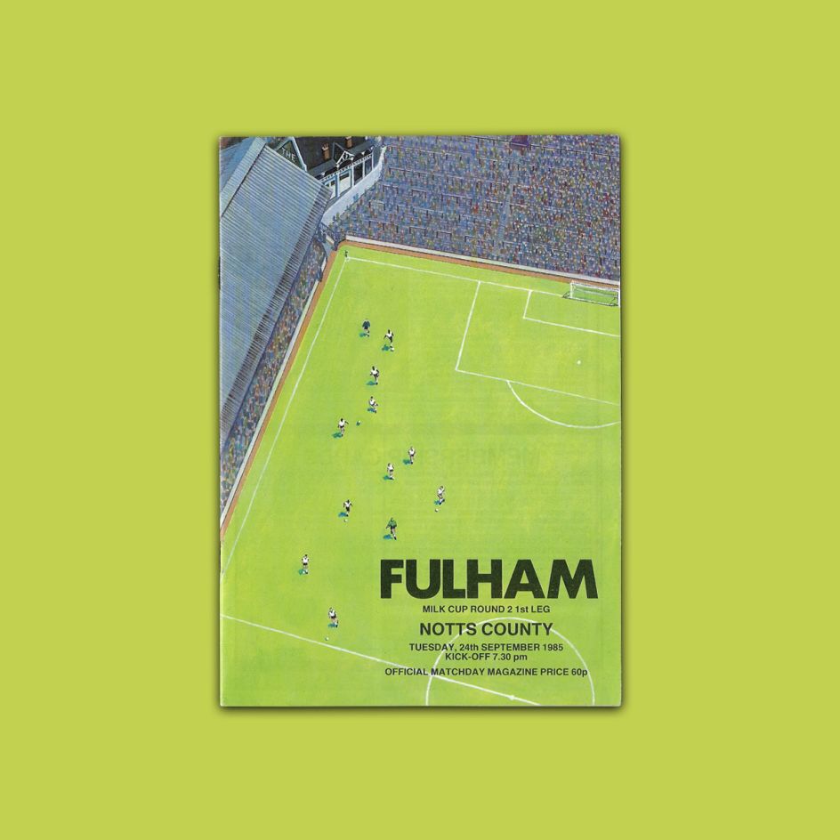 One Shilling: Beautifully designed football programmes from the 1960s ...