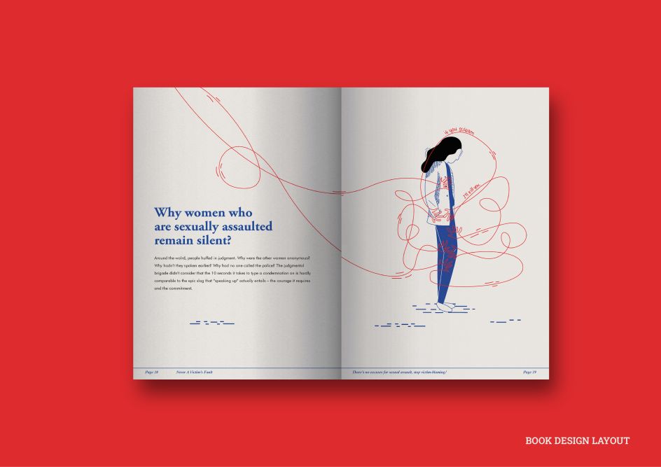 Award-winning illustrations tackle the problem of victim blaming ...