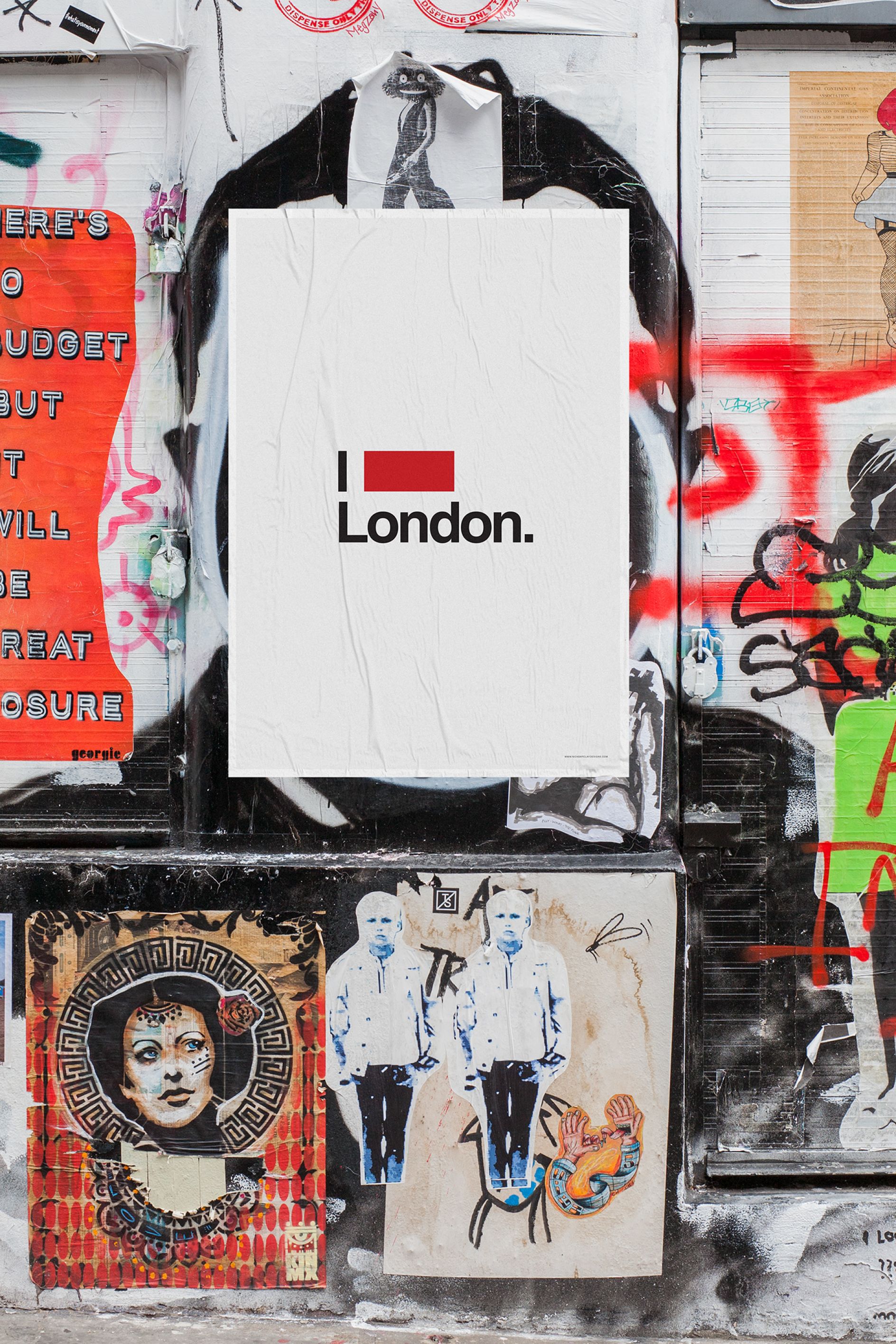 Minimal graphic art that represents London's biggest icons using only ...
