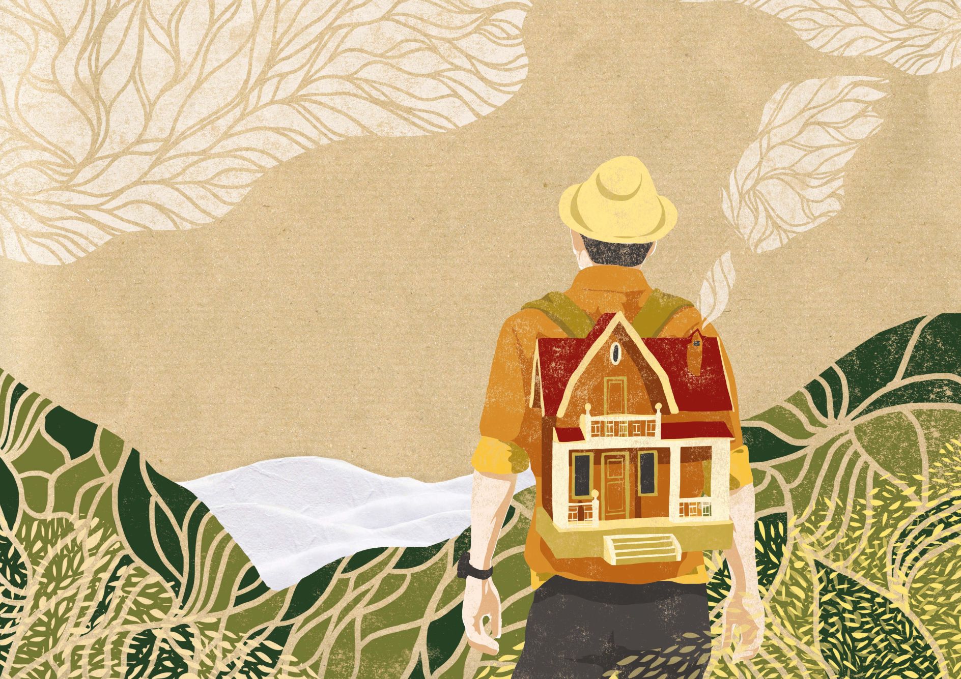 Illustrator Silvia Stecher's textured artworks reveal a journey of ...