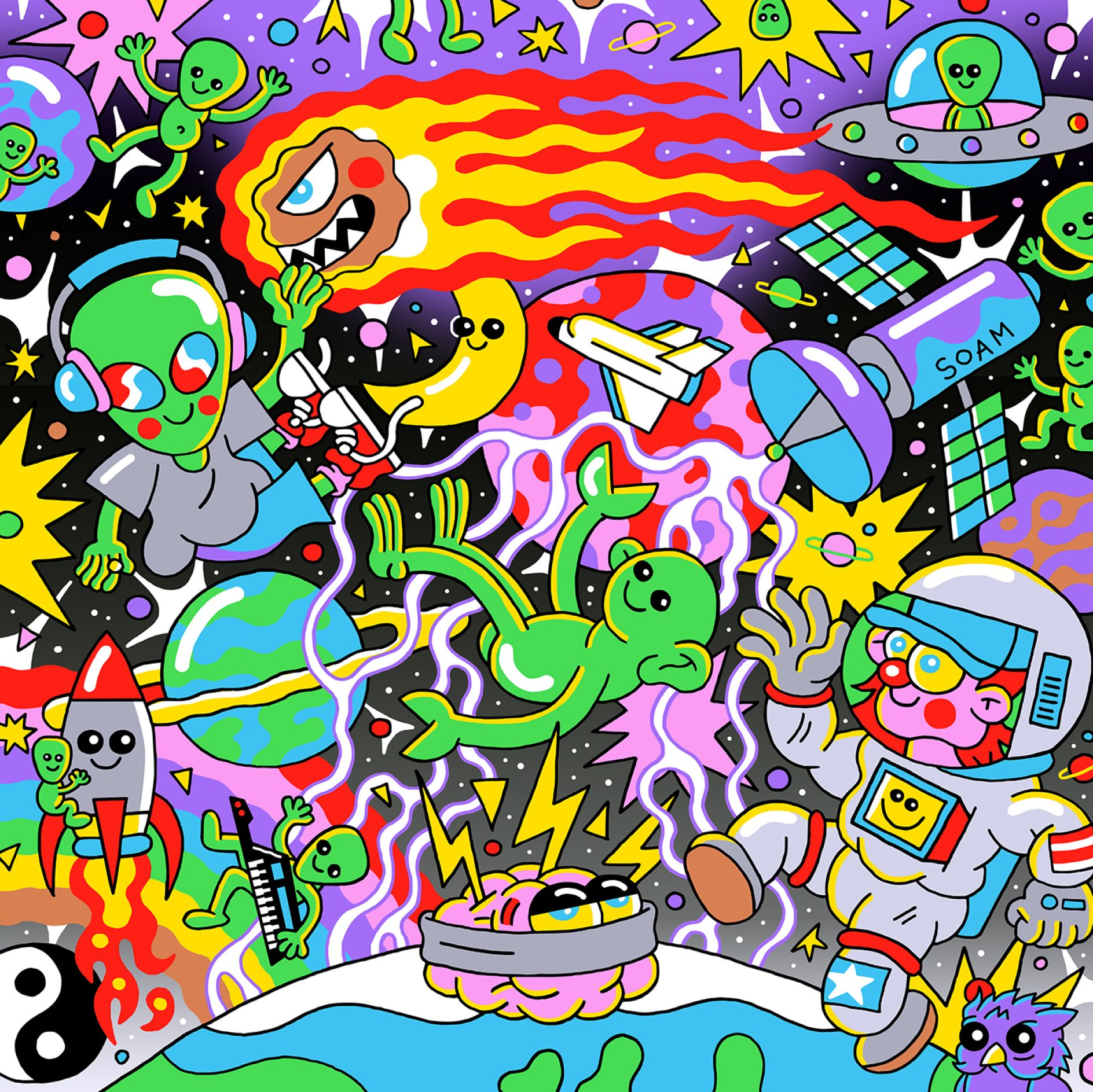 Illustrator Sam Taylor on his psychedelic kids' book inspired by the ...