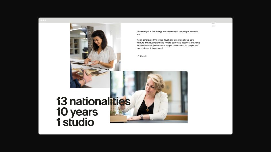 Celebrating a unique studio culture and creativity through website ...