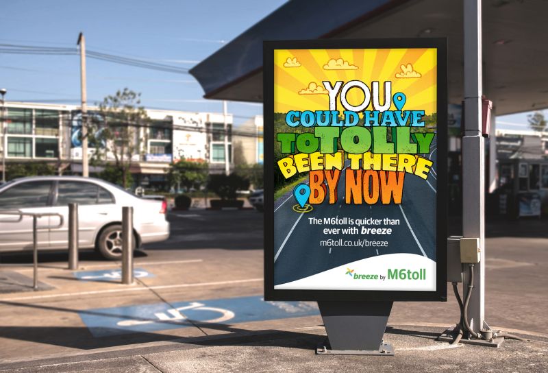 One Black Bear's ad campaign for M6 Toll is bursting with colour and ...