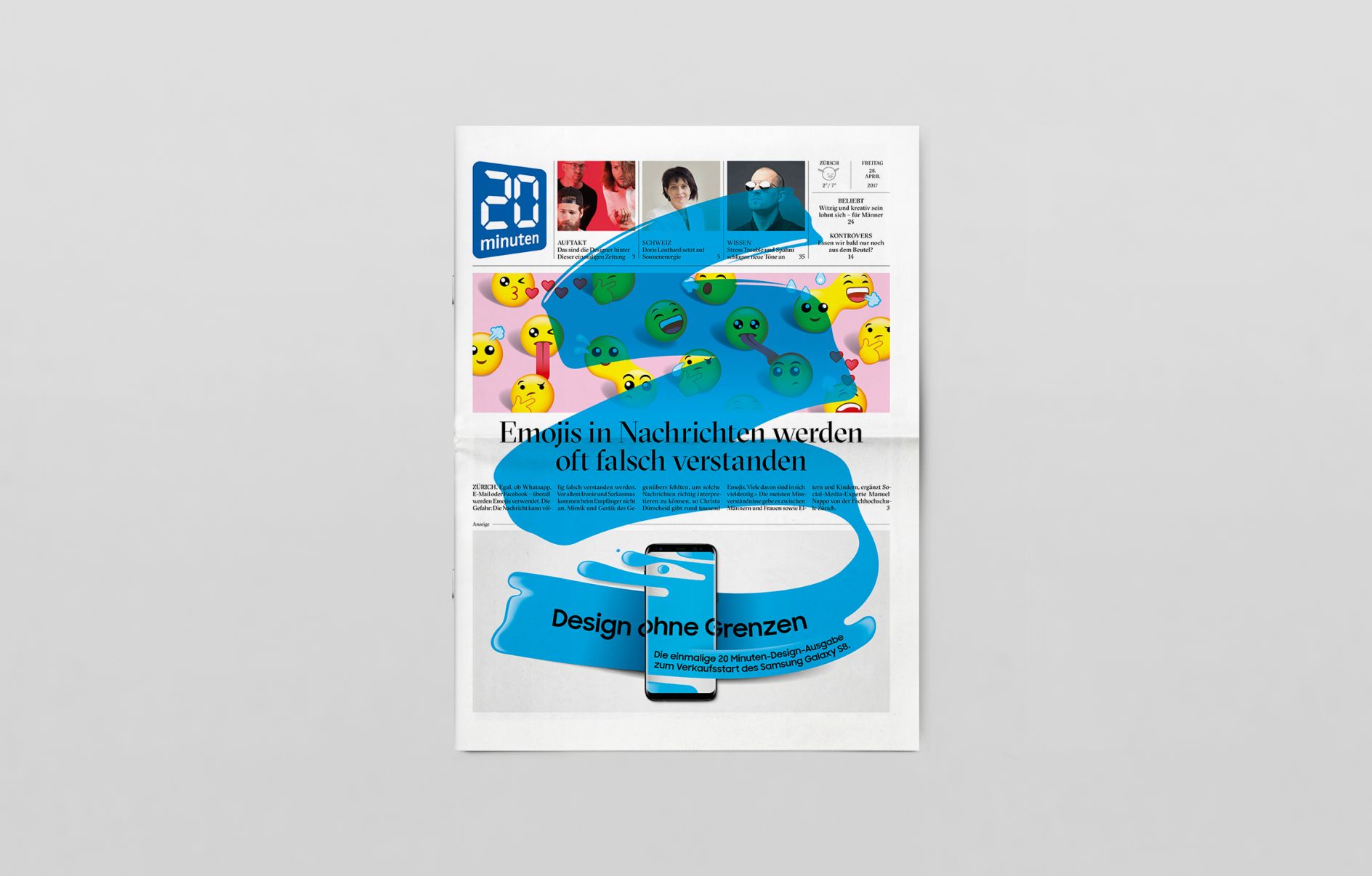 Radical newspaper redesign by Studio Feixen sets out to shock readers ...