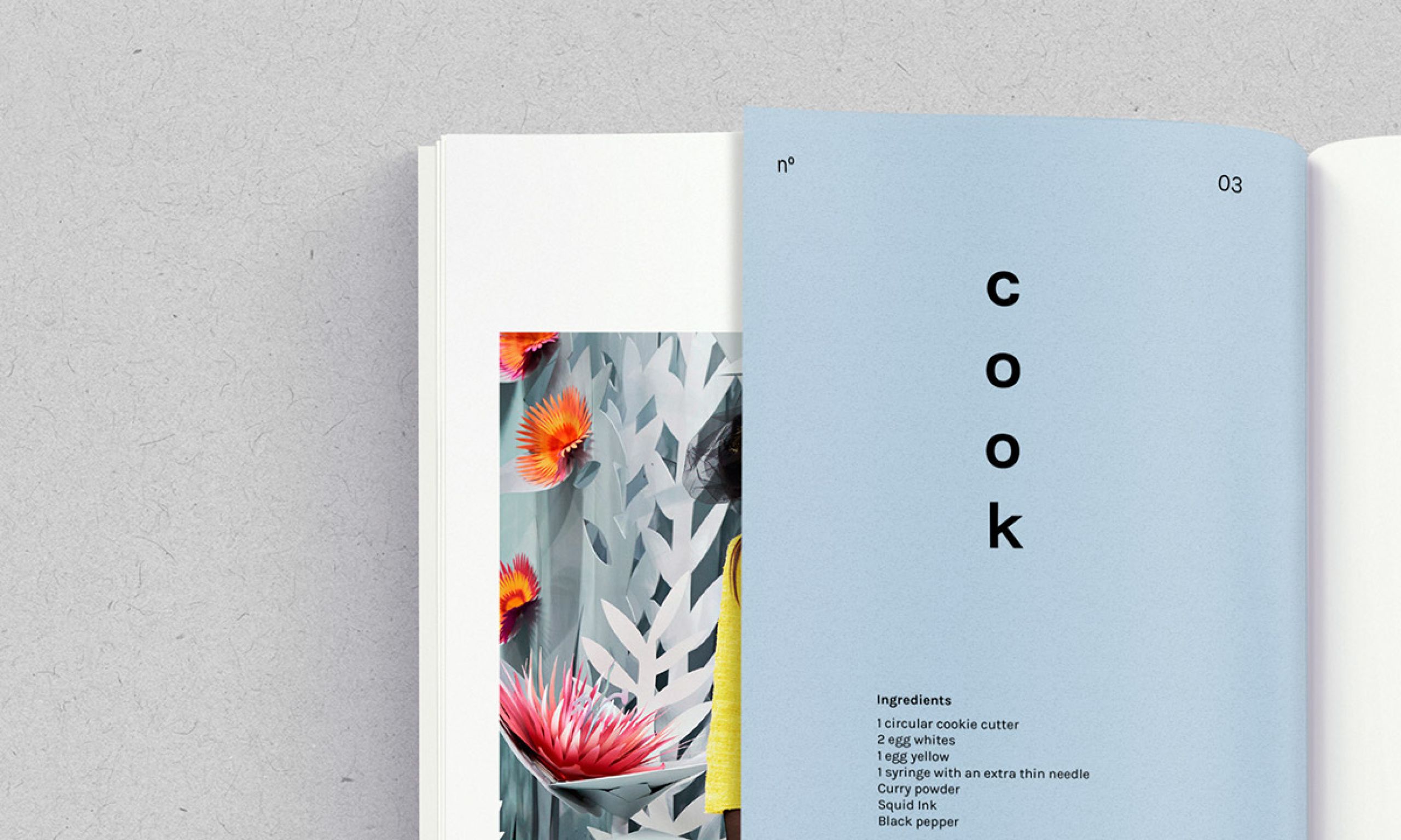 The Cook Look Book combines haute couture and haute cuisine | Creative Boom