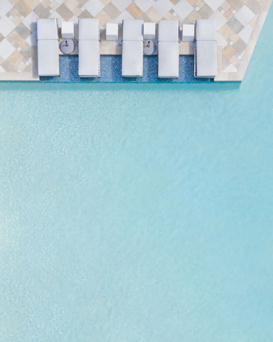 The beauty of swimming pools captured from above by aerial photographer ...