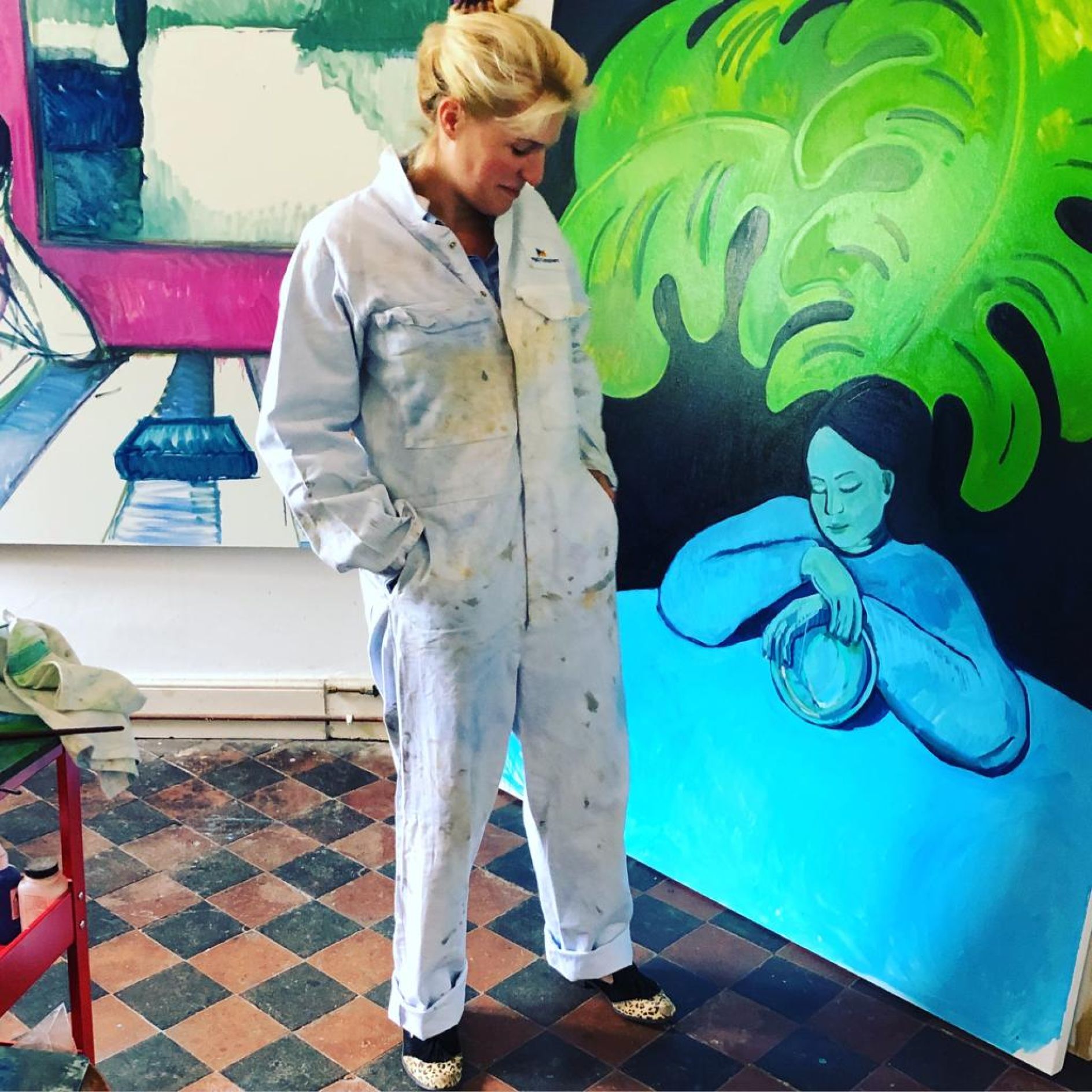 Paintings by Nancy Cadogan that celebrate the 'deep sense of connection ...