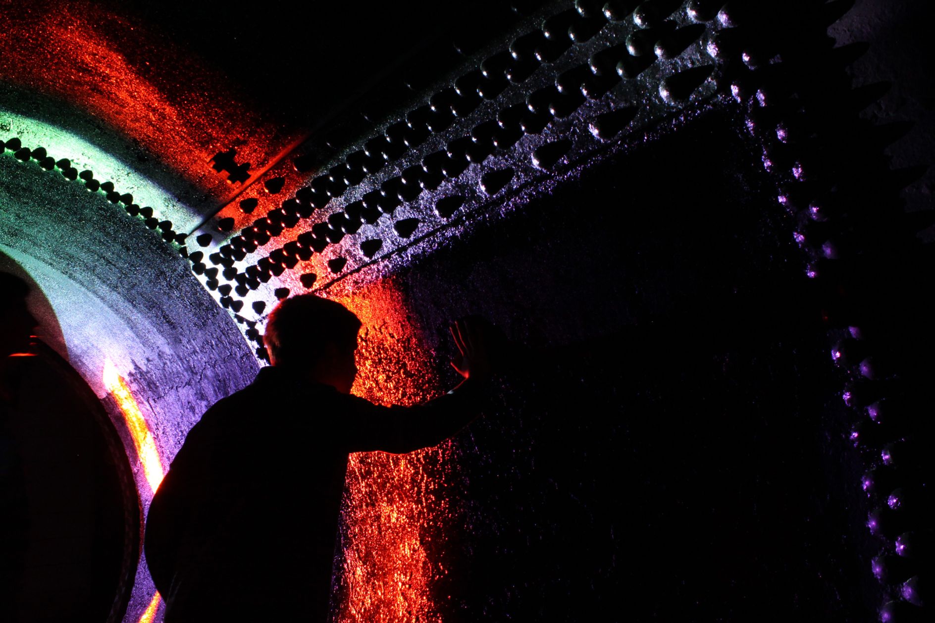 Transient Body: Artists create tunnel of colourful light in an ...