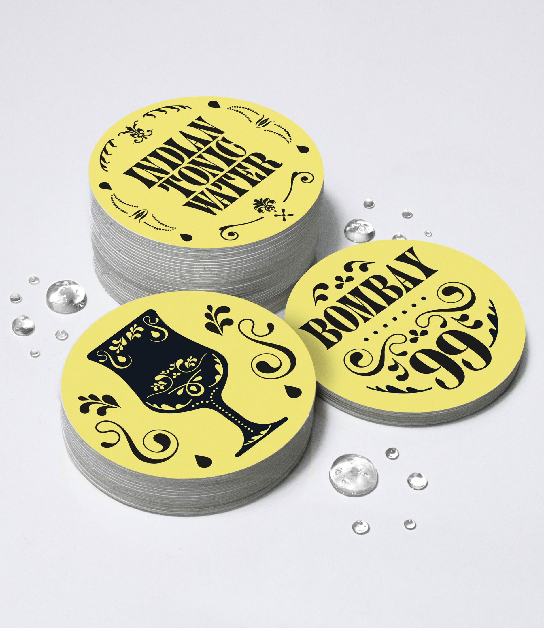 &Walsh's branding for Bombay 99 is inspired by a single droplet from ...